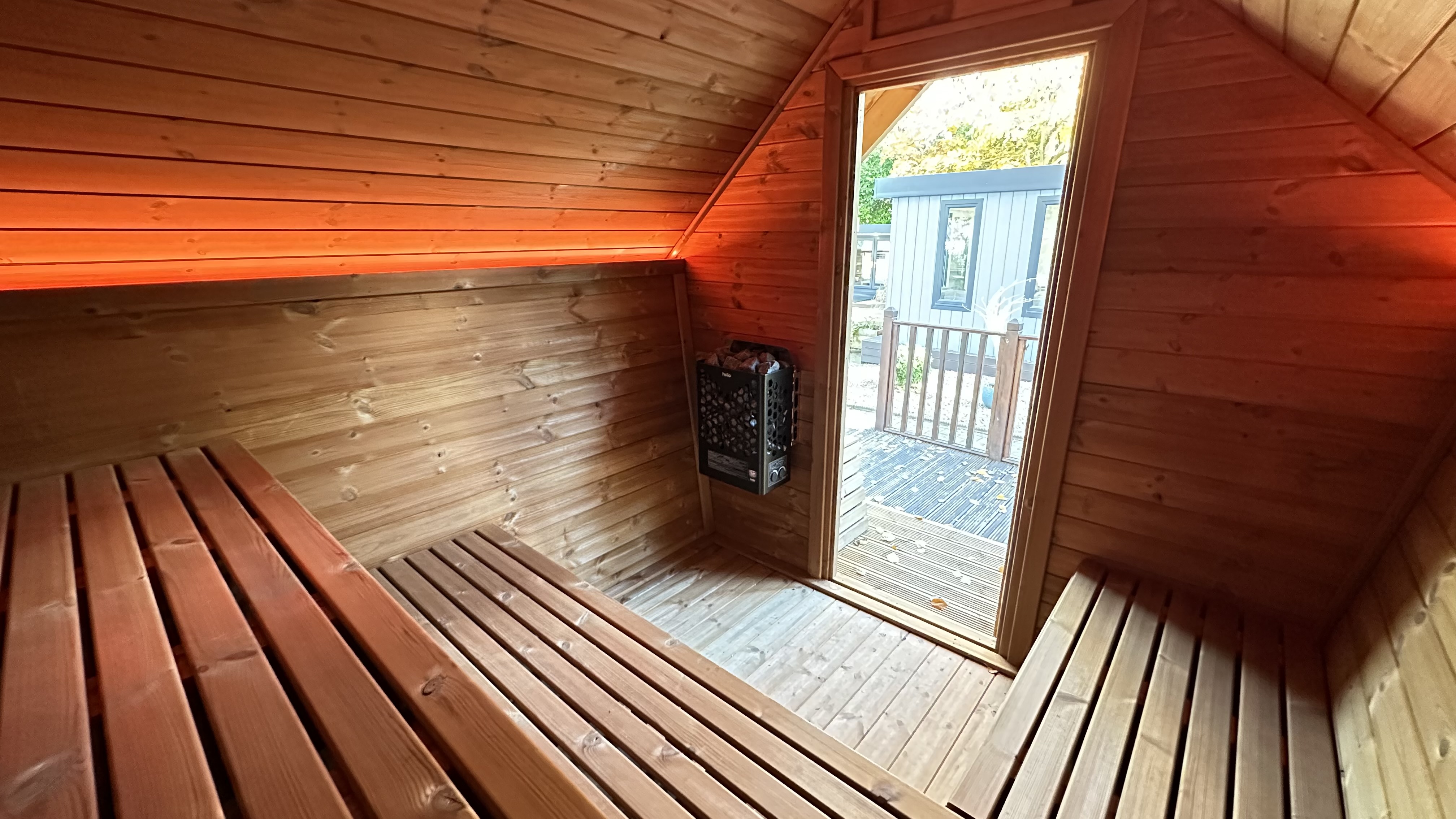 Scandinavian Sauna Cabin | Camping Cabins